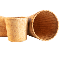 From flour to edible cups