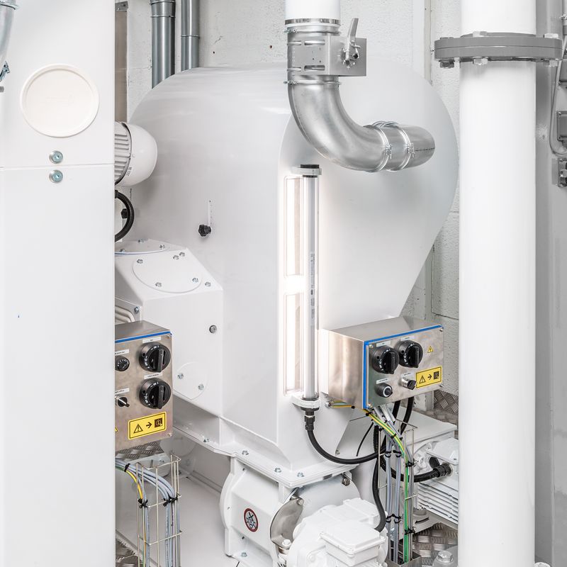 Air-recycling aspiration channel | Grain milling | Bühler Group